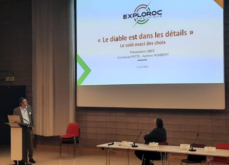 EXPLOROC Belgique à la journée technique du GBEE - Exploroc